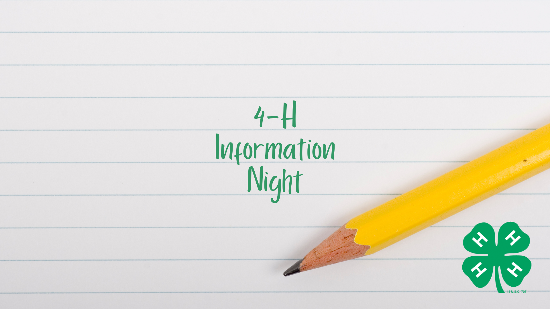 Pike County 4-H Information Night | Serving Adams, Brown, Hancock, Pike ...