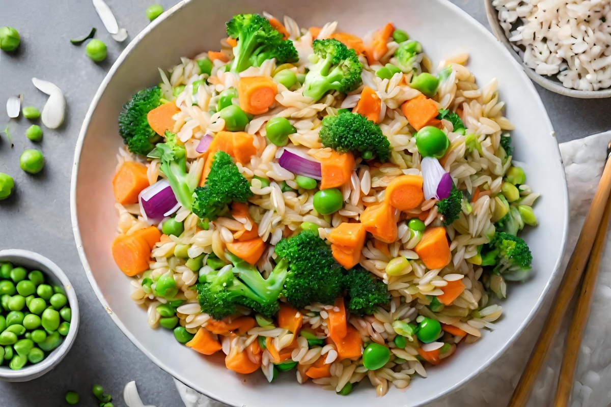 Veggie Fried Orzo | Serving Livingston, McLean and Woodford Counties ...