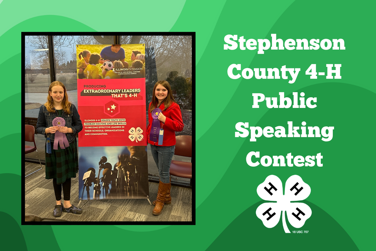 Stephenson County 4-H Youth Showcase Public Speaking Skills | Serving ...