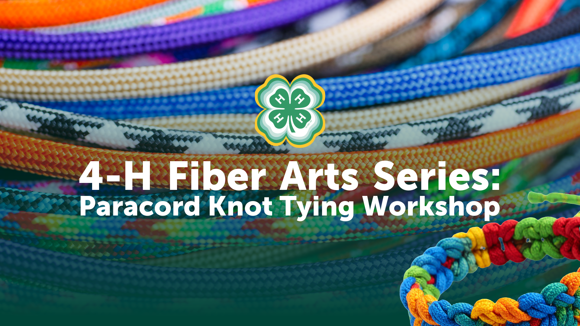 Paracord Knot Tying Workshop | Serving DeWitt, Macon and Piatt Counties ...